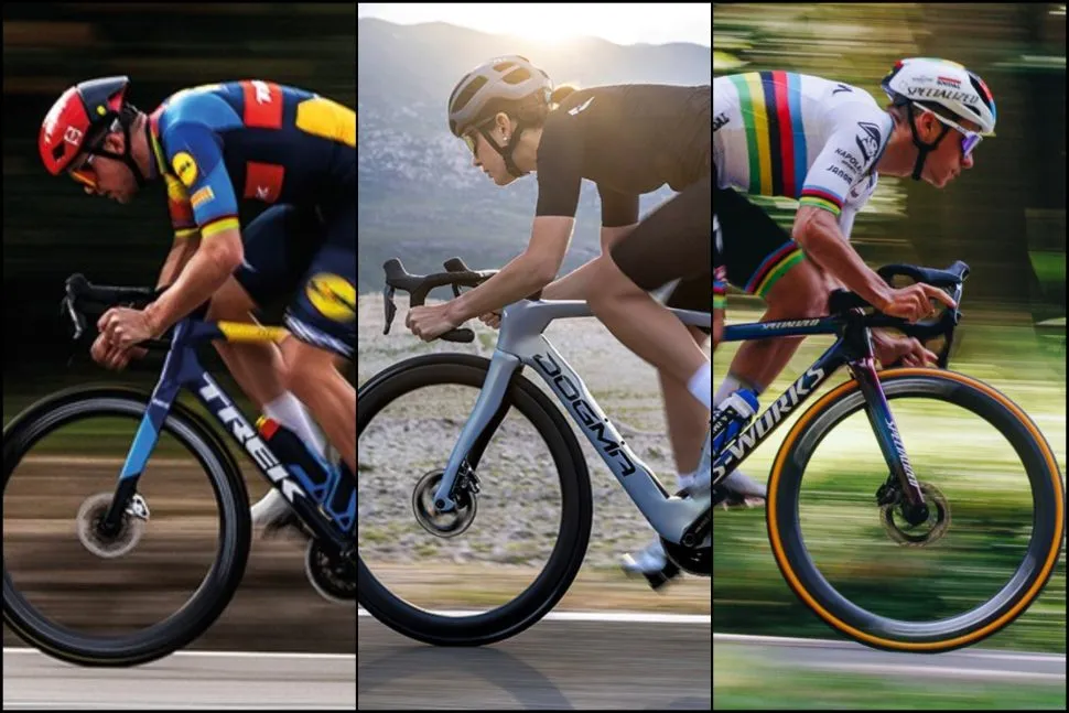 Trek Madone Gen 8 vs Pinarello Dogma F vs Specialized Tarmac SL8 | Cyclist